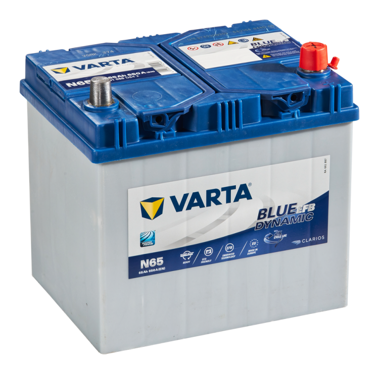 VARTA Blue Dynamic EFB 565 501 065 N65 надежные аккумуляторы серии ...